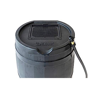 FCMP Outdoor RC45 Rain Barrel, Black