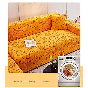 IMYOGI High Stretch Sofa Covers Stylish Sofa Slipcovers Couch Covers L Shape Corner with Non Skid Foam Sofa Cover High Stretch Machine Washable Furniture Protector -blue-2-4 Seater+4 Seater