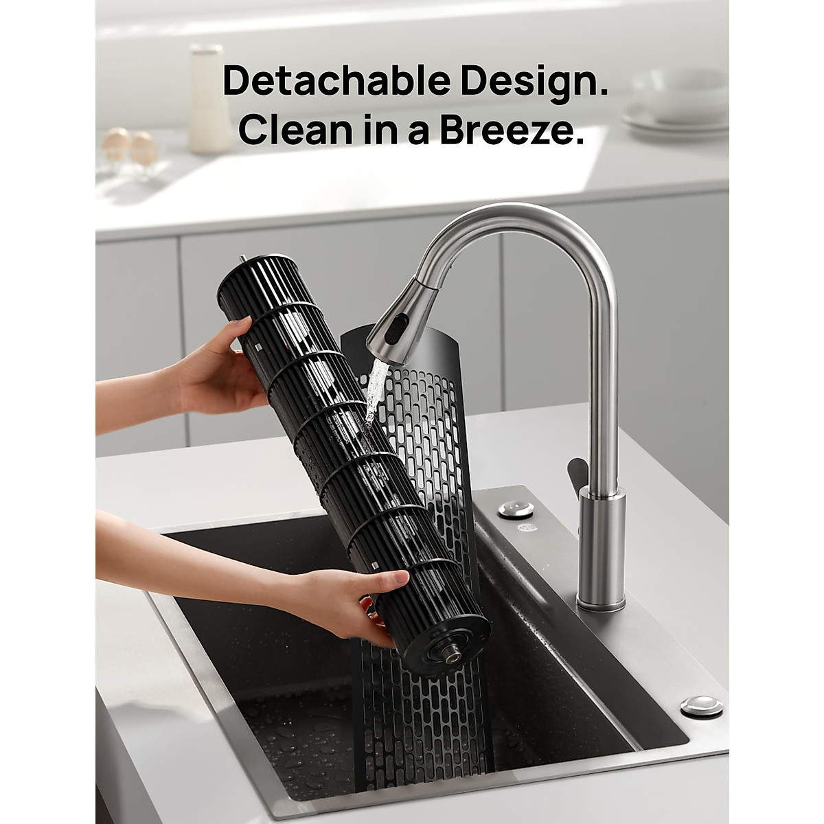 Dreo Tower Fan 42 Inch, Cruiser Pro T1 Quiet Oscillating Bladeless Fan with Remote, 6 Speeds, 4 Modes, LED Display, 12H Timer, Black Floor Standing Fan Powerful for Indoor Home Bedroom Office Room