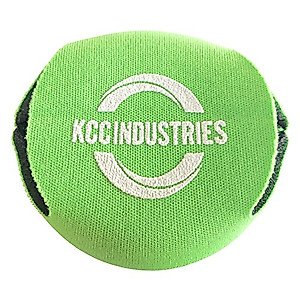KCC Industries 8 oz. Mini Beer & Soda Slim Can Sleeves - Set of 2 Fun Size Coolies (Lime Green)