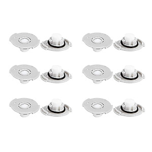 Fdit 12pcs Sweeping Robot Vacuum Cleaner Filter Assembly Cleaner Filter Replacement Accessory Fit for XIAOMI Roborock