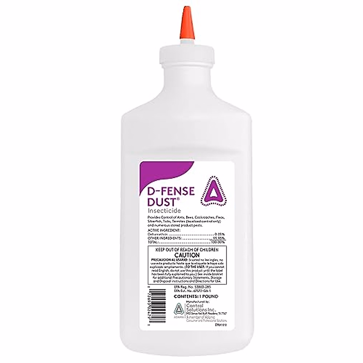 10417 D-Fense Dust 1lbs Bundle Insecticide/Duster, Green