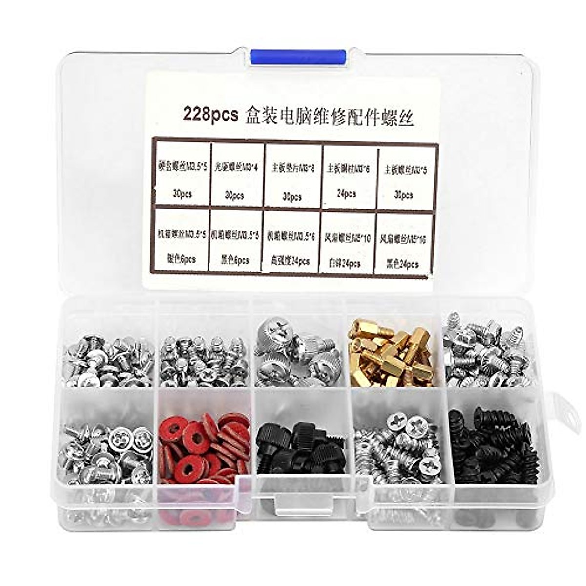 Ufolet Motherboard Screws, Motherboard Mounting Screws, Stable Performance Lightweight No Programming Portable for Mobile Network Terminal Equipment Computer