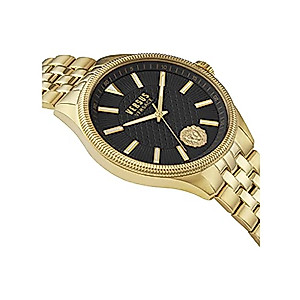 Versus Versace Mens Black 45 mm Colonne Watch VSPHI5221