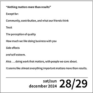 Ship it. 2024 Day-to-Day Calendar: A year of doing work that matters.