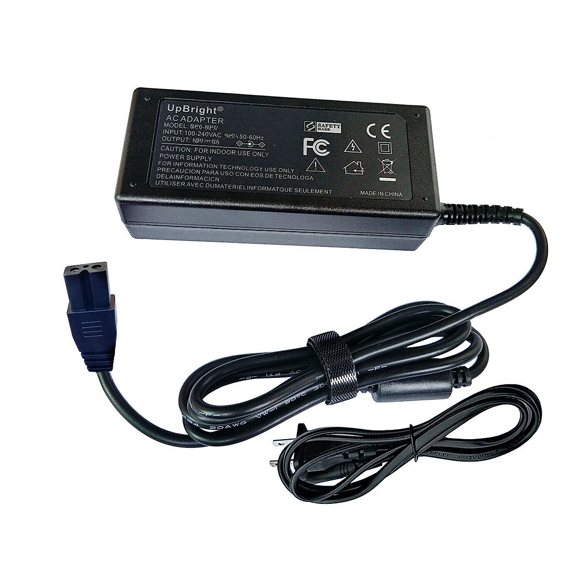 UpBright New 2-Prong 12V Plug AC/DC Adapter Compatible with Hello Kitty Pink Personal Mini Fridge Warms + Cools Model 811129 Sanrio DC12V 12VDC 12.0V Class 2 Power Supply Cord Cable Charger Mains PSU