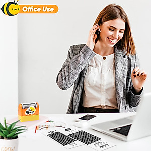 Identity Protection Roller Stamp LioNergy Extra Large Roller Identity Theft Prevention Security Stamp with 3 Refills, 10PCS Personalise Vinyl Waterproof Stickers –Orange Yellow