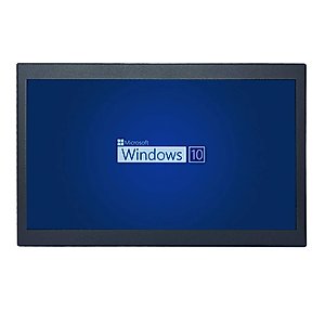 iChawk 15.6'' inch Monitor 1920x1080 16:9 IPS Fullview BNC HDMI-in VGA Built-in Speaker Remote Control LCD Screen For Industrial Equipment, PC Display USB Port Pluggable U-Disk Video Player W156MN-562