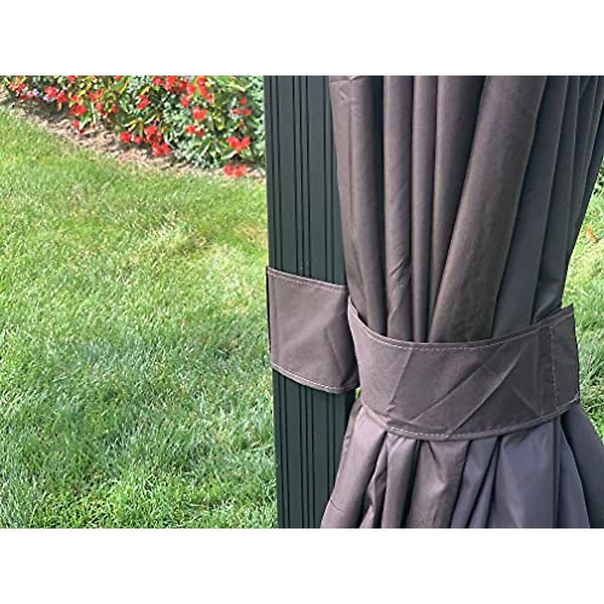 Universal Privacy Curtains for 10'x12' Gazebo by Outdoor Casual - Fits Sambra, Concord, Edison and More