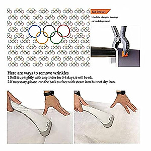 XLL Olympic Sport Theme Photography Background Vinyl Olympic Rings International Banner for Sports Party Photo Backdrops 5x3ft Countries for Classroom Garden Grand Opening Sports Clubs Party Supplies