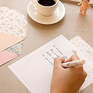 SCStyle 32 Cute Kawaii Lovely Special Design Writing Stationery Paper with 16 Envelope - 32 Letter paper (7.1x5.2 inch) by SCStyle