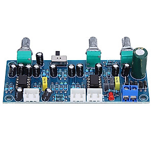 Garosa Preamp Board Digital Tuning Preamp Tone Board 2.1 Channel Subwoofer PreAmp Low Pass Filter Preamp Audio Processor Preamplifier Circuit Board