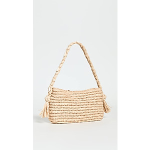 L*Space Women's AZALEA BAG, Natural, White, Black, Grey, One Size