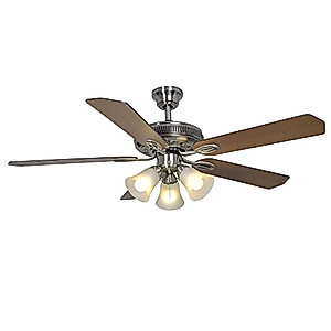 Hampton Bay Glendale 52 in. Brushed Nickel Ceiling Fan - AG524-BN