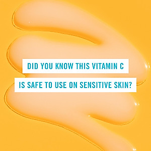 First Aid Beauty 10% Vitamin C Brightening Serum, Safe for Sensitive Skin, Helps Brighten + Visibly Firm Face + Neck, 1.7 oz