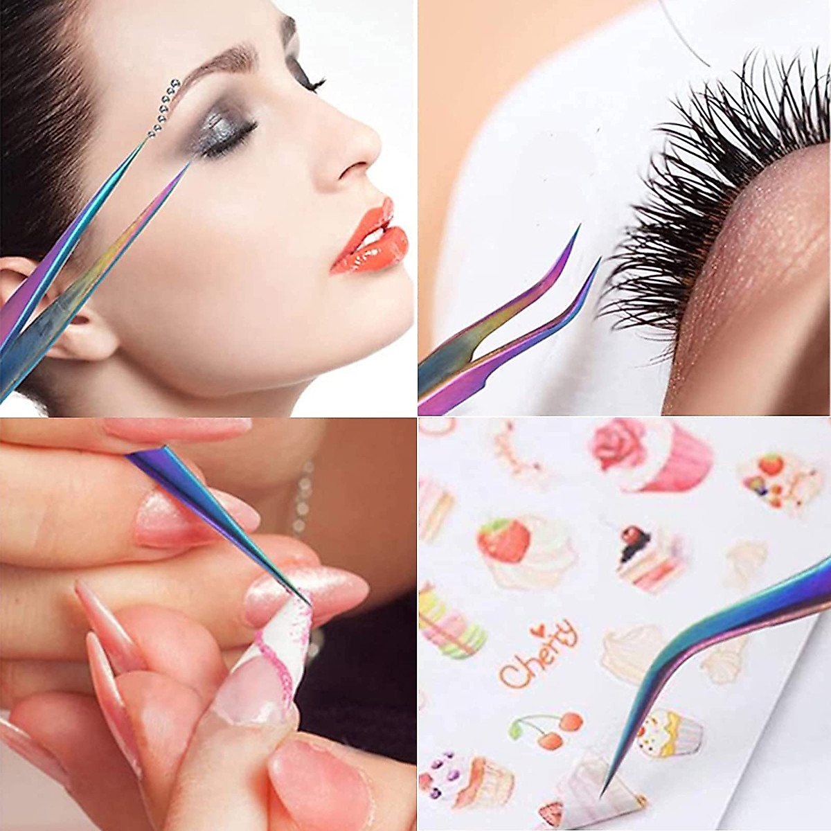 Lash Eyelash Extension Tweezers for Women -Precision Tweezers for Volume Classic Lashes,Japanese Steel Professional Volume False Lash Application Tools (Straight Tweezers-1Pcs)