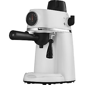 VEVOR Espresso Machine, 3.5 Bar Espresso Maker with Milk Frother Steam Wand, 4-Cup Professional Coffee/Espresso Machine with Temp Gauge for Latte Cappuccino, NTC Control System