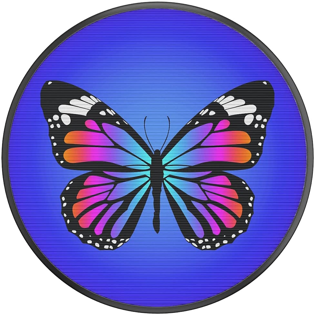 PopSockets PopTop (Top only. Base Sold Separately) Swappable Top for PopSockets Phone Grip Base, Playful PopTop - Lenticular Flutterfly