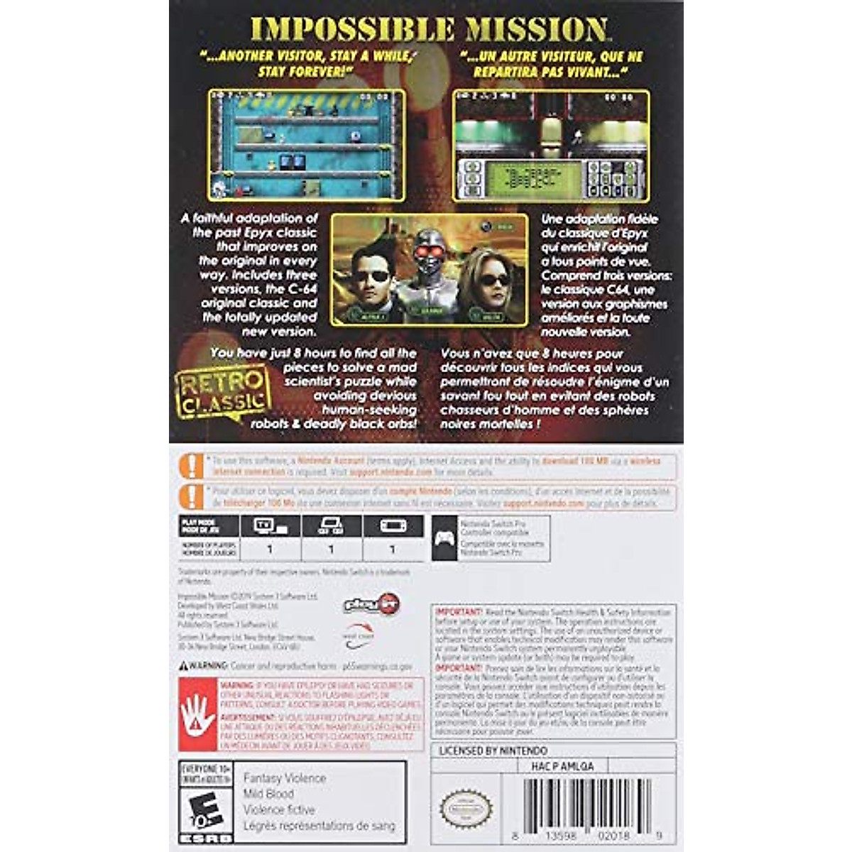 Impossible Mission - Nintendo Switch