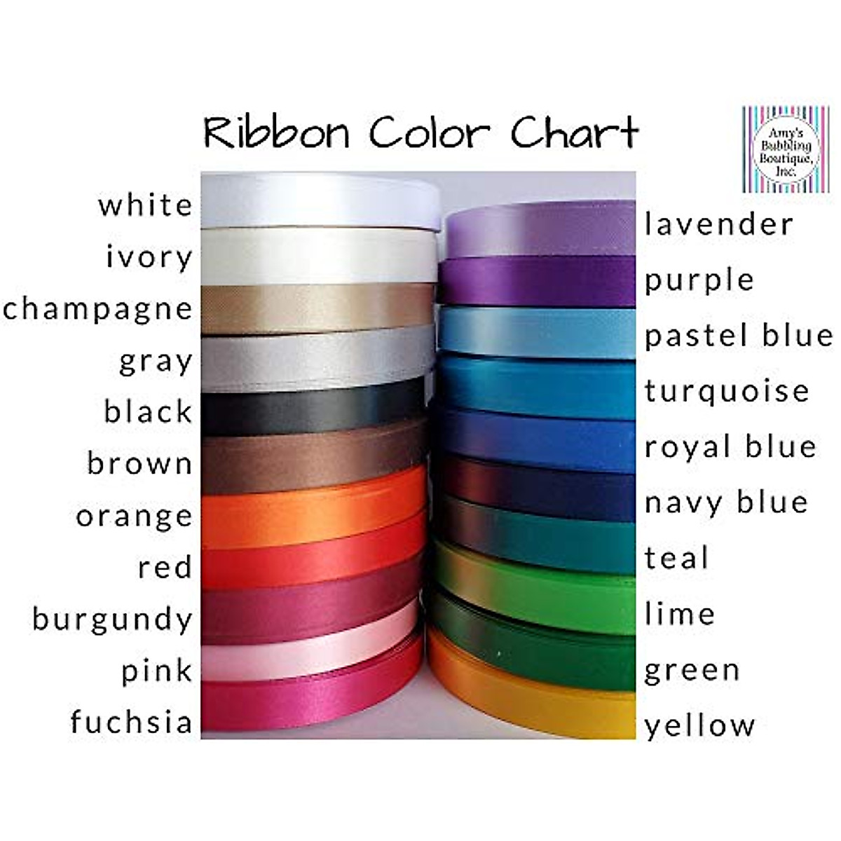 Personalized Ribbons for Bridal Shower Wedding Party Favors or Baby Showers, Fully Assembled - Custom Made Pack of 25