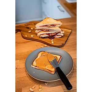 F. DICK – ProDynamic Bread & Sandwich Knife - Serrated butter knife with 4.3" blade & 56 HRC - Ideal for cutting & spreading - Two grindings - Stainless steel - Ergonomic handle - Made in Germany