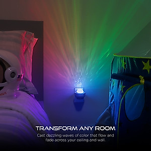 ENBRIGHTEN Galaxy Projector Light, Plug in, Night Light, Galaxy Ceiling Projector, Night Light Projector, Star Galaxy Projector, Galaxy Ceiling Projector for Bedroom, Playroom, and More, 70334-T1