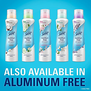 Secret Dry Spray Antiperspirant Deodorant for Women, 48hr Weightless Sweat & Odor Protection, Gentle on Skin, Wild Rose with Argan Oil Scent, 4.1 oz (Pack of 3)