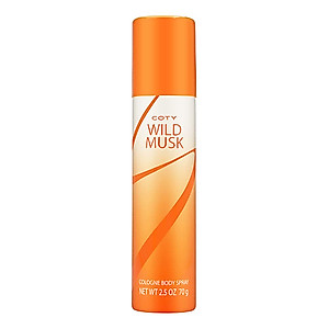 Coty Wild Musk Cologne Body Spray - 2.5 oz - 2 pk