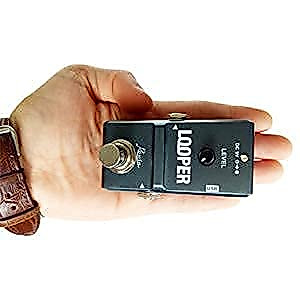 Rowin Nano Looper Pedal for Electric Guitar Effect 48Khz 24bit of Looping Unlimited Overdubs Suitable for Beginners or Solo Creators