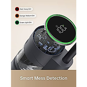 Dreametech H12 Smart Wet Dry Vacuum, Cordless Hardwood Floor Cleaner One-Step Cleaning Vacuum Mop Great for Multi-Surface
