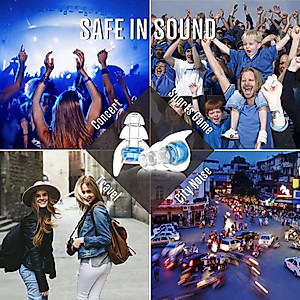 Hearprotek High Fidelity Concert Ear Plugs, Noise Reduction Music Earplugs, Hearing Protection for Musicians, Festival, DJ’s, Nightclub, Concerts, Drummers and Other Loud Events