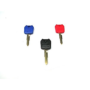 3 X MOTORCYCLE MOTORBIKE BLANK UNCUT KEY FOR KAWASAKI ZX6R ZX9R ZX10R ZXR250 ZXR400 ZZR 250 400 600 1100 ZX 6R 9R 10R 12R 14R Ninja 650R Z1000 Vulcan
