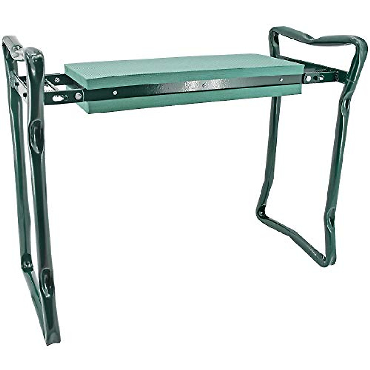 Arcadia Garden Products 1603 Garden Kneeler, Foldable Weeding Seat, Green