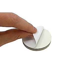 Shepherd Hardware 9471 1-Inch and 1-1/2-Inch Round, Adhesive Slide Glide Furniture Sliders, 20-Count,Tan