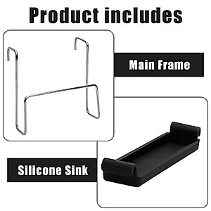 PEUTIER Slow Cooker Lid Holder for Crock Pot, Stainless Steel Lid Holder Kitchen Pot Organizer Hand Free Pan Pot Lid Rack for Bracket Keeping Countertops Clean Rack Accessories