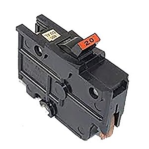 NA20 FEDERAL PACIFIC FPE 20 AMP STAB-LOK 1 POLE BREAKER THICK SERIES 20A 1P NA