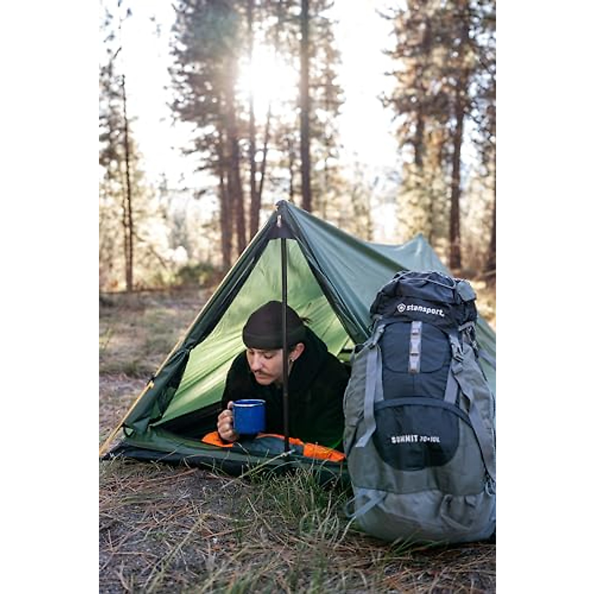 Stansport Scout Backpack Tent - Forest (713-84-B)
