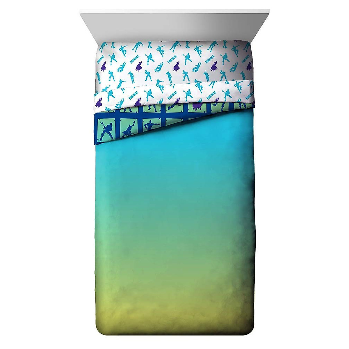 Jay Franco Fortnite Boogie Bomb 11-Piece Full Bedding Bundle- Includes Bed Set, Sheet Set