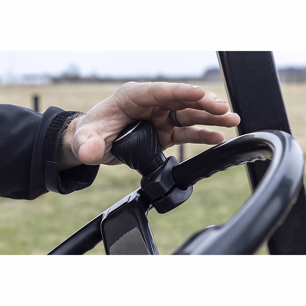 abczok Universal Deluxe Steering Wheel Spinner Knob Replace TY26583 fit for John Deere Tractors, Lawn Mowers, Forklifts,Car,Truck,Boat