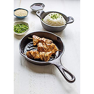 Lodge Cast Iron Grill Pan, 6.5 Inch