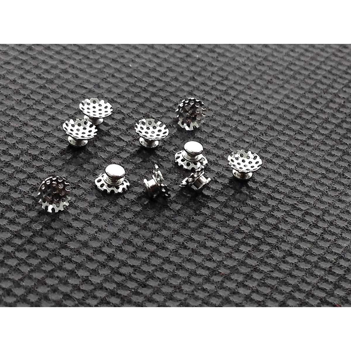 30 Pcs New Dental Lingual Buttons Hollow Base Orthodontic Materials