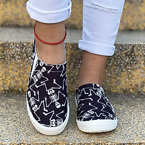 Halloween Shoes for Women Men Tennis Leisure, Cute Pumpkin Print Canvas Flatform Padel Shoe Slip-On Loafers Autumn Comfortable Walking Low Top Sneakers Black-b