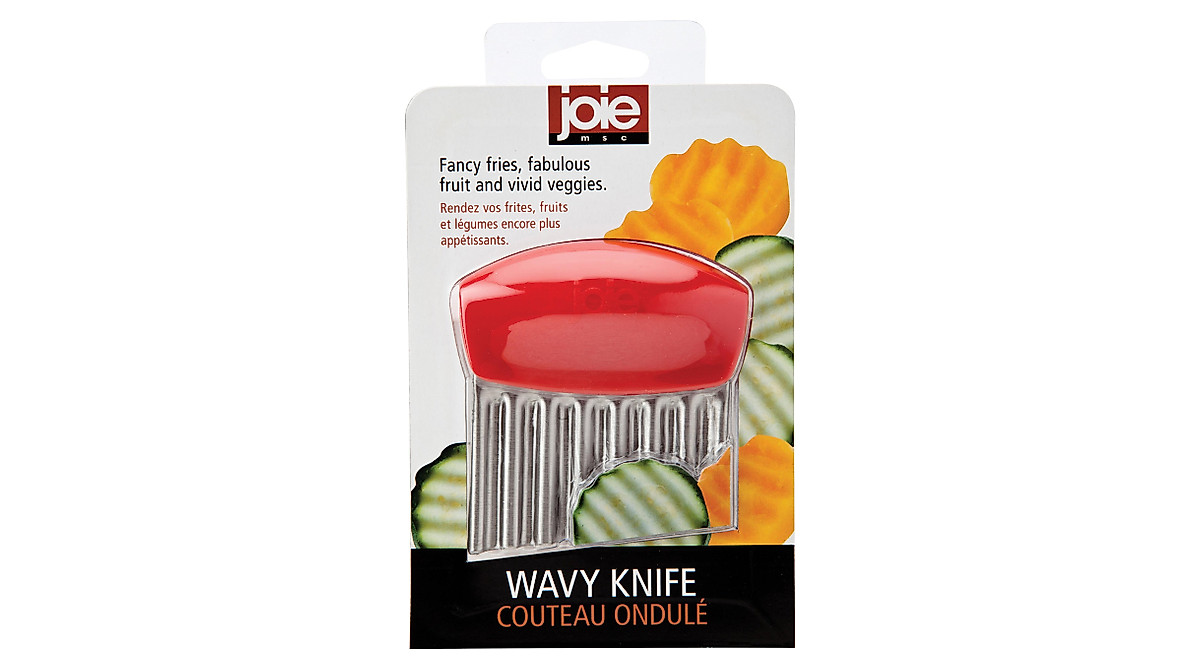 Joie Crinkle Cutter Knife: Stainless Steel for Vegetables