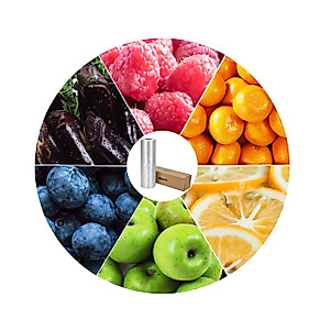 BESTEASY Food Storage Bags, 16" X 20" Clear Plastic Produce Bags on a Roll, Durable Plastic Bags for Bread Fruits Vegetable 350 Bags/Roll (1 Roll)