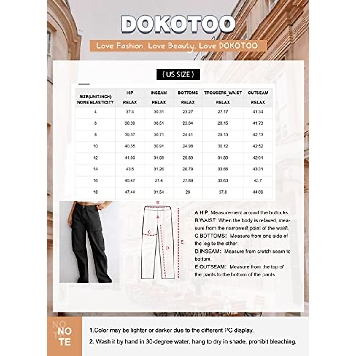 Dokotoo Lounge Women's Pants 2023 Palazzo Dress Pants for Women High Waisted with Pockets Jogger Stretchy Y2K Cargo Pants Khaki
