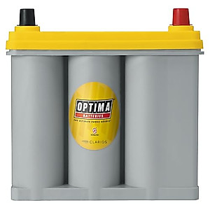 OPTIMA Batteries High Performance D51R YellowTop Dual Purpose Sealed AGM Car, Truck and SUV Battery, 450 CCA, Maintenance Free, Versitile Mounting