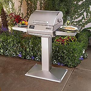 Fire Magic E250s Electric Grill On Patio Post