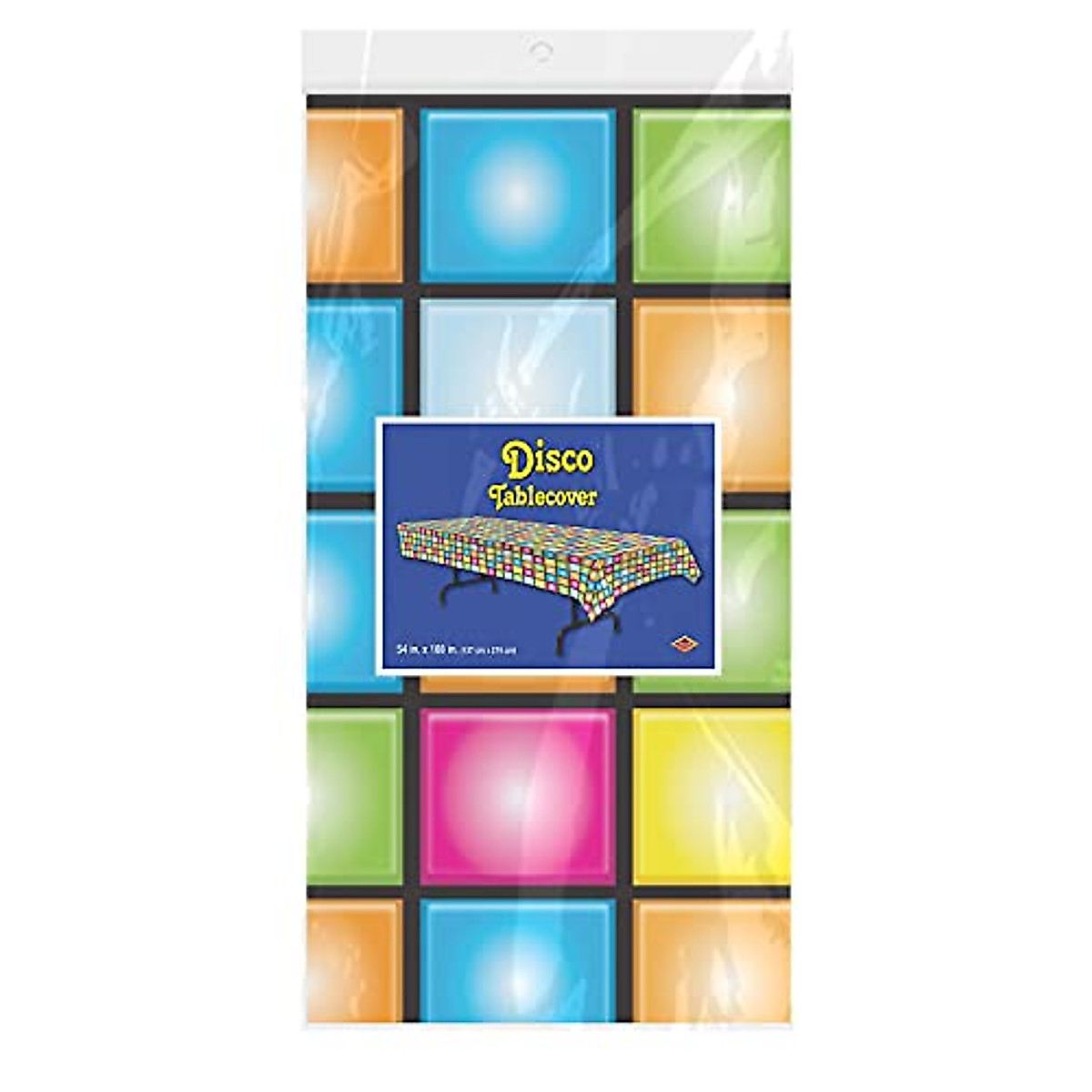 Disco Tablecover Party Accessory (1 count) (1/Pkg)