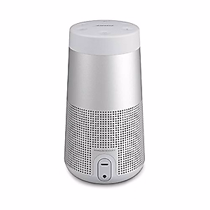 Bose SoundLink Revolve (Series II) Portable Bluetooth Speaker – Wireless Water-Resistant Speaker with 360° Sound, Silver