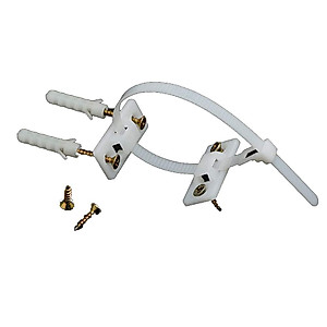 Furniture Straps (12 Pack) Baby Proofing Anti Tip Furniture Anchors Kit, Cabinet Wall Anchors Protect Toddler and Pet from Falling Furniture, Adjustable Child Safety Straps Earthquake Resistant